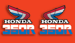 Honda XL350R Gas Tank Decal Set